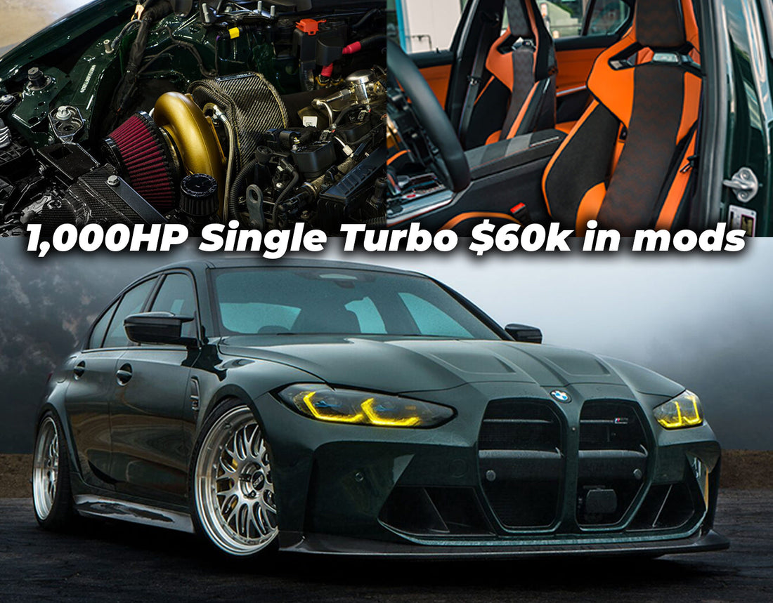 1000HP modified BMW G80 M3 single turbo setup for sale! – M3Parts